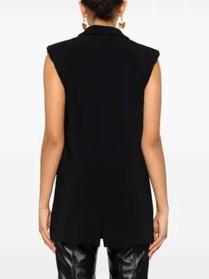 Moschino Blazer-style Gilet - Black