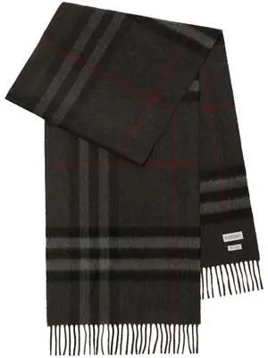 Burberry Checked Cashmere Scarf