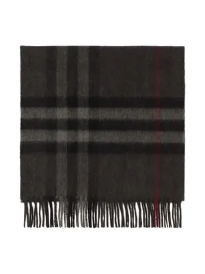 Burberry Checked Cashmere Scarf