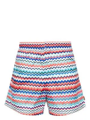 Missoni Signature Zigzag Swimming Trunks