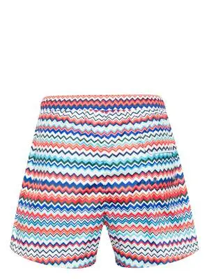 Missoni Signature Zigzag Swimming Trunks