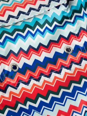 Missoni Signature Zigzag Swimming Trunks