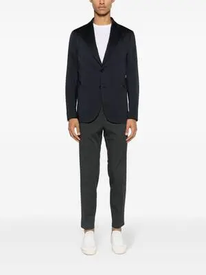 LARDINI Single-breasted Cotton Blazer