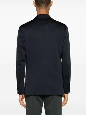 LARDINI Single-breasted Cotton Blazer