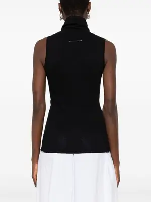 MAISON MARGIELA Gathered Roll-neck Top