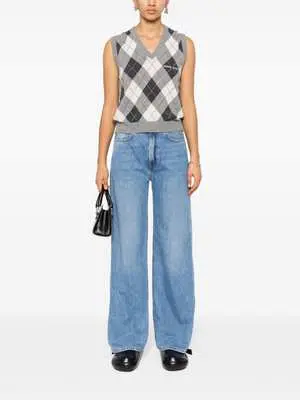 HAIKURE Winona Mid-rise Wide-leg Jeans - Blue
