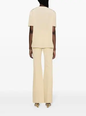 JOSEPH Rubin Silk T-shirt - Neutrals