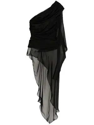 REV Seven Asymmetric One-shoulder Blouse