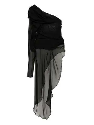 REV Seven Asymmetric One-shoulder Blouse