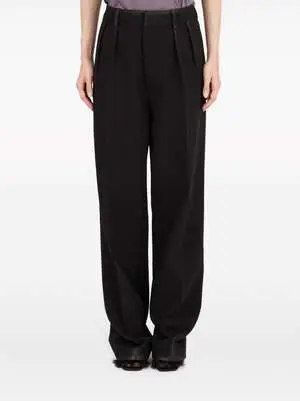 MAISON MARGIELA Straight-leg Gabardine Wool Trousers