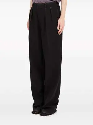 MAISON MARGIELA Straight-leg Gabardine Wool Trousers