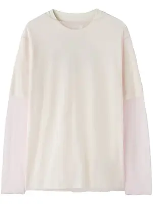 JIL SANDER Layered Long-sleeve T-shirt - White