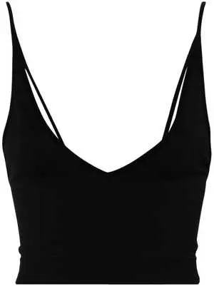 Rick Owens V-neck Crop Top