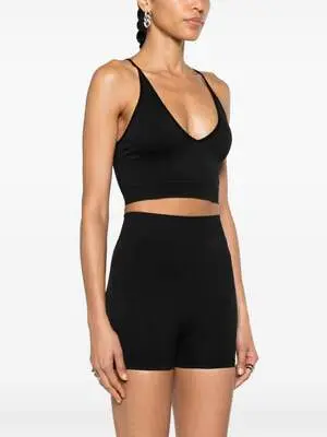 Rick Owens V-neck Crop Top