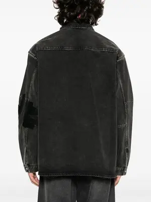 Martine Rose Tape-embellished Denim Jacket