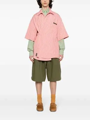 Martine Rose Striped Bowling Shirt