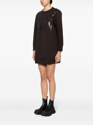 Neil Barrett Lightning Bolt Mini Dress