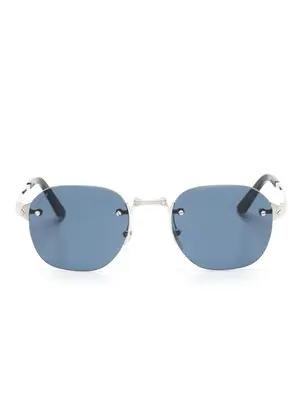 Cartier Round-frame Rimless Sunglasses