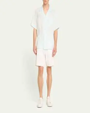 Vilebrequin Linen Pocket Camp Shirt - Antigua
