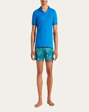 Vilebrequin Pique Polo Shirt - Palace Blu