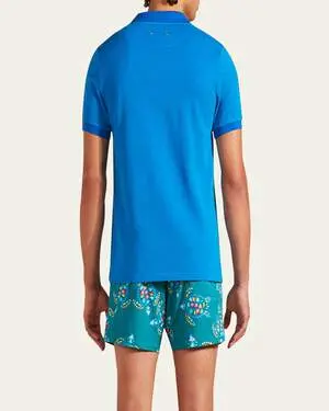 Vilebrequin Pique Polo Shirt - Palace Blu