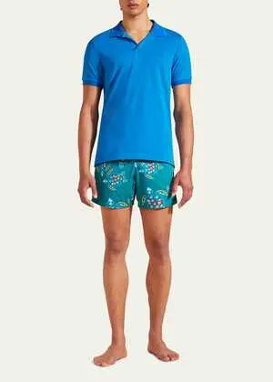 Vilebrequin Pique Polo Shirt - Palace Blu