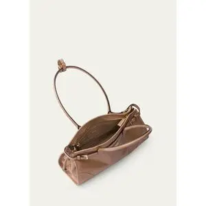 Prada Medium East-west Leather Shoulder Bag - Travertino