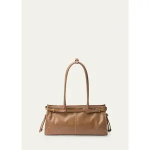 Prada Medium East-west Leather Shoulder Bag - Travertino