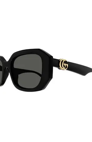 Gucci 54mm Rectangular Sunglasses