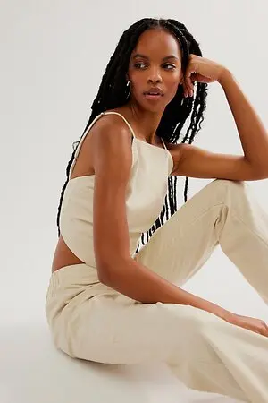 Free People Everything I Need Linen Set