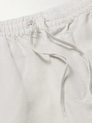 Onia Air Straight-leg Linen And Lyocell-blend Cargo Shorts