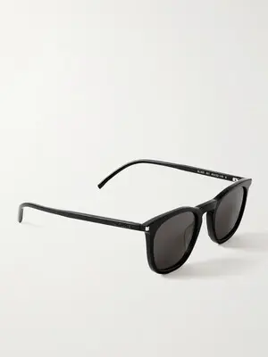 Saint Laurent D-frame Recycled-acetate Sunglasses - Black