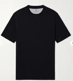 Brunello Cucinelli Cotton-Jersey T-Shirt Navy