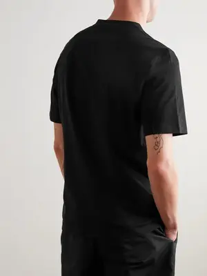 Brunello Cucinelli Cotton-jersey T-shirt - Black