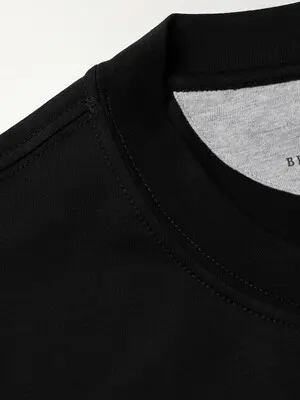 Brunello Cucinelli Cotton-jersey T-shirt - Black