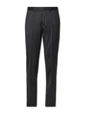 Mr P. Philip Slim-fit Wool-twill Trousers