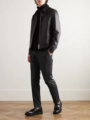 Mr P. Philip Slim-fit Wool-twill Trousers