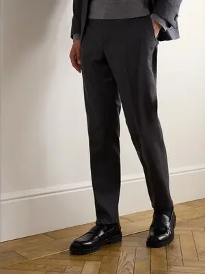Mr P. Philip Slim-fit Wool-twill Trousers