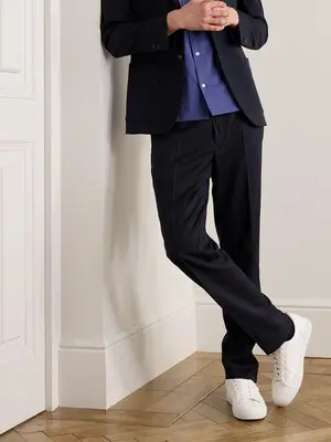 Mr P. Philip Slim-fit Wool-twill Suit Trousers