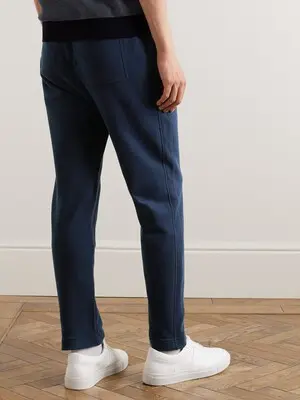Mr P. Tapered Cotton-jersey Sweatpants