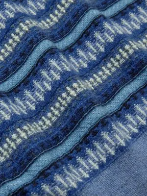 Loro Piana Fair Isle Cashmere Rollneck Sweater