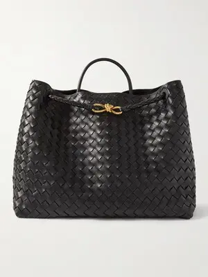 BOTTEGA VENETA Bottega Veneta Large Andiamo Intrecciato Leather Messenger Bag