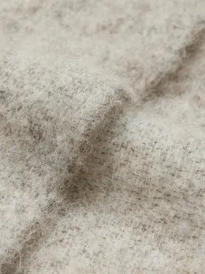 Nn07 Fringed Wool-blend Scarf