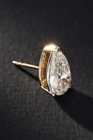 FINE DIAMONDS BY ANTHROPOLOGIE Fine Diamonds Pear-cut Diamond Earrings