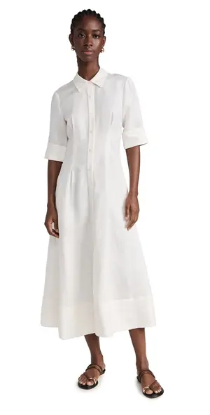 Short Sleeve Linen Dresses