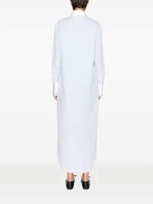 Thom Browne Striped Shirt Dress - Blue