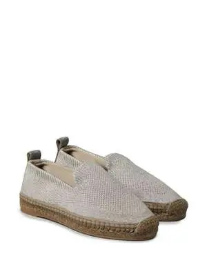 Brunello Cucinelli Monili-trim Slip-on Espadrilles