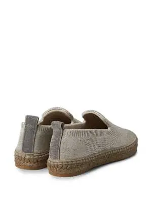 Brunello Cucinelli Monili-trim Slip-on Espadrilles