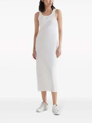Brunello Cucinelli Logo-embroidered Tank Dress