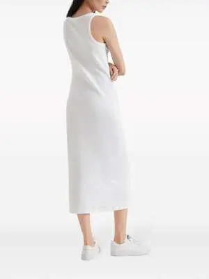 Brunello Cucinelli Logo-embroidered Tank Dress